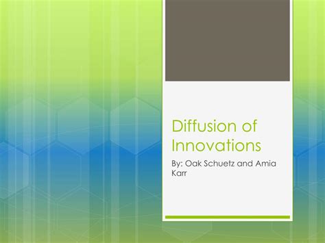 PPT Diffusion Of Innovations PowerPoint Presentation Free Download ID 2369184