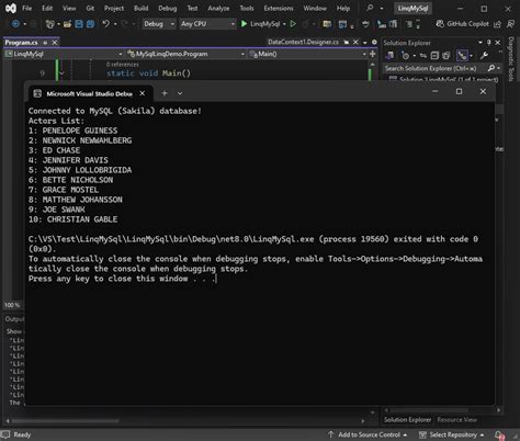 Linq To Mysql Tutorial Linqconnect