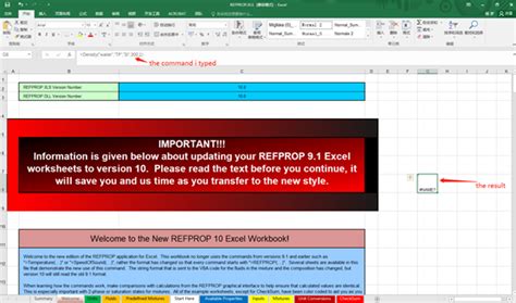 embed the refprop version 10 in excel 2016 · issue 83 · usnistgov