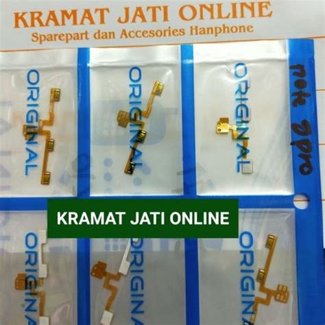 Jual Flexibel Tombol Power On Of Dan Volume Xiaomi Redmi Note Pro Shopee Indonesia