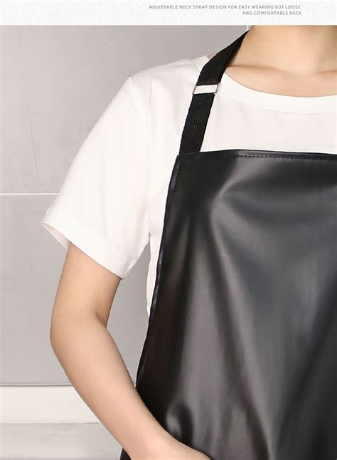 Leather Apron Womens Apron Waterproof And Oil Resistant Mens Work