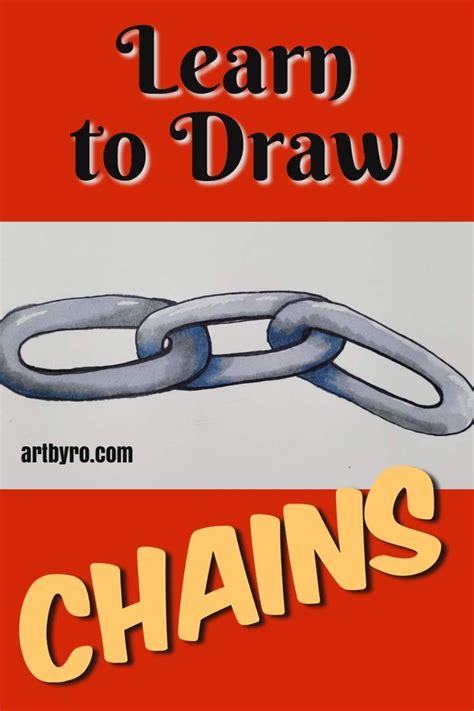Learn To Draw Chains Easy Art Tutorials