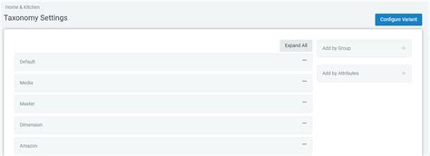 Configuring Variant Attribute At Taxonomy