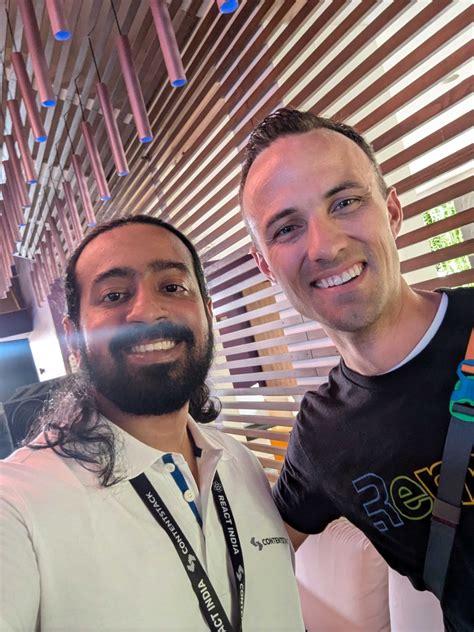 suvish thoovamalayil on linkedin i met kent c dodds today at react india we had really great…