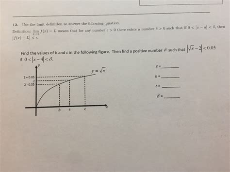 Solved Use The Limit Definition To Answer The Following Chegg Com