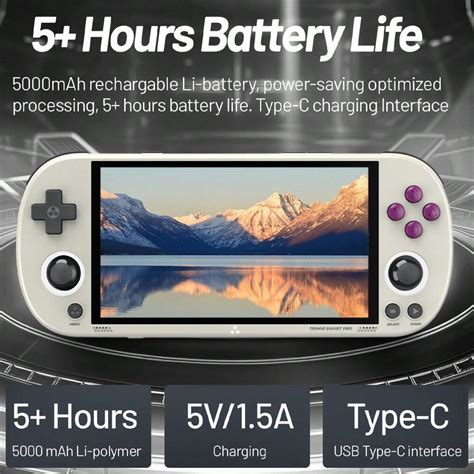 Trimui Trimui Smart Pro Retro Grey Handheld Game Console 4 96ips Screen Linux System Joystick