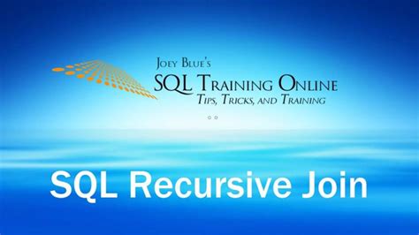 Vlad Bugrak On Linkedin Sql Recursive Join With Cte Part 2 Quick