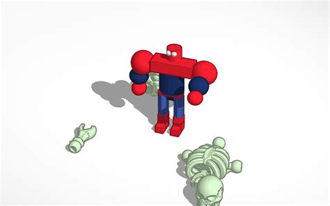 3d Design Spider Man Tinkercad
