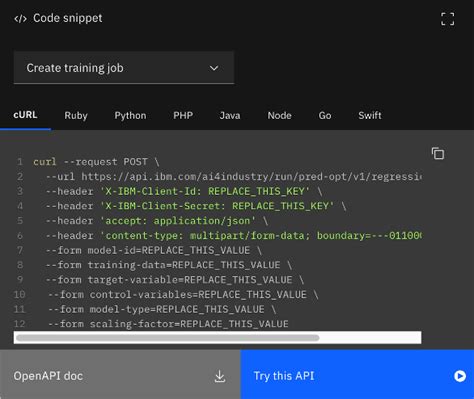 Get Started With The Regression Optimization Api Ibm Developer