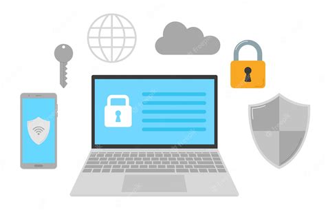 Premium Vector Various Cyber Security Vector Illustration