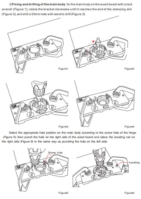 Concealed 35mm Cup Style Hinge Jig Boring Hole Drill Set Prootools Drill Set Drill Skin