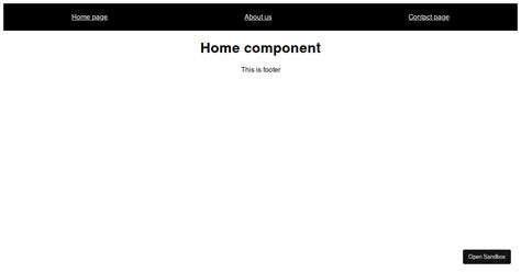 React Router 6 Codesandbox