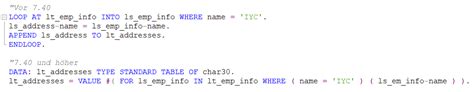 Kennen Sie Diese Abap 7 4 7 5 Syntax Elemente Schon