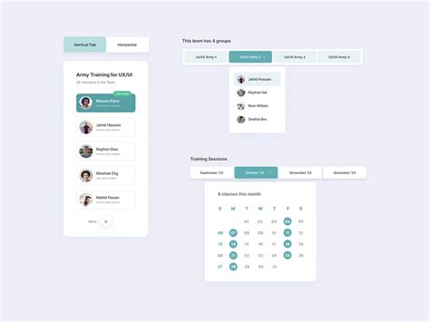 Ui Buttone And Tab Website Elements Kit By Jahiduiux On Dribbble