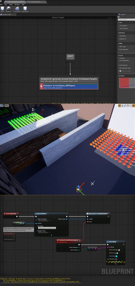 Can Anyone Tell Me Why My EQS Query Is Returning None From Game Mode 4 24 More Details In
