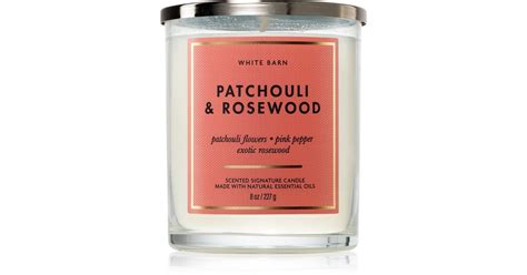 Bath And Body Works Patchouli And Rosewood Scented Candle Uk