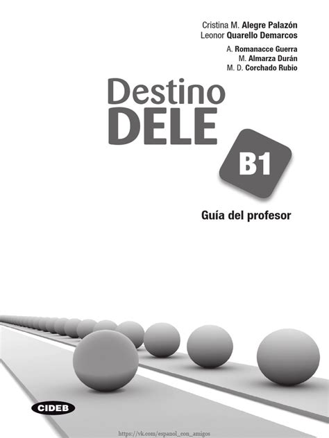 Guía Del Profesor Dele B1 Pdf
