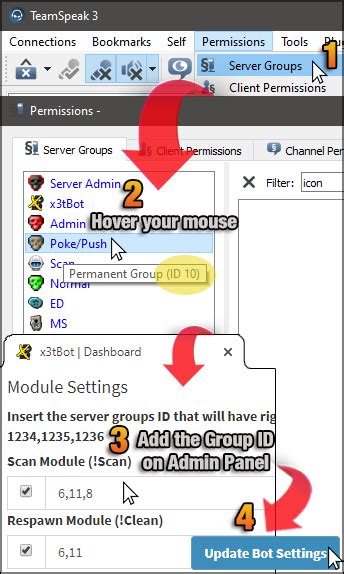 X3tbot Teamspeak Tibia Tools Bot Help And Tutorials