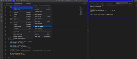 Is It Possible In VS Code To Put The Terminal On The Right Stack Overflow