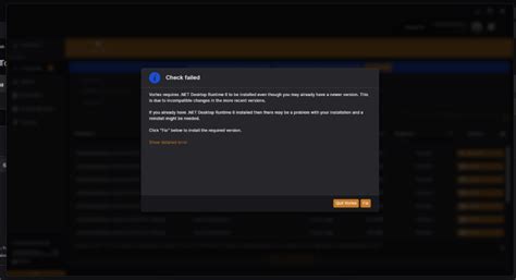 Cannot Use Vortex At All Due To A Net Desktop Runtime 6 Issue Vortex Support Nexus Mods