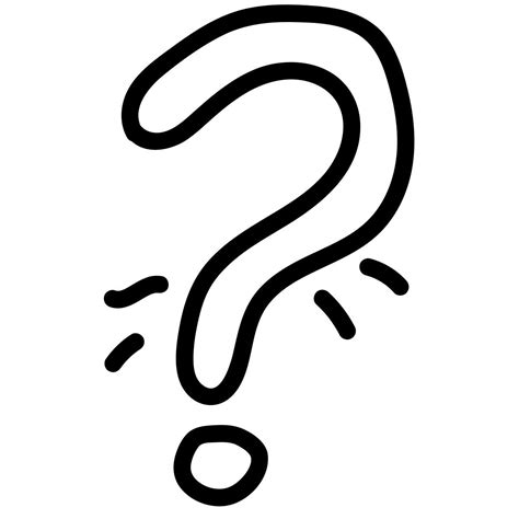 Yellow Question Mark Icon For Clarification