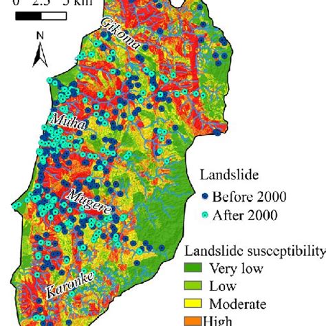 Landslide Susceptibility Map Download Scientific Diagram
