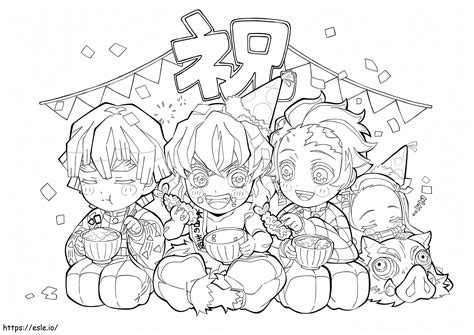Demon Slayer Coloring Book Pages 2025