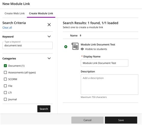 Add Module Links In Minerva Staff Guide Digital Education Systems Help