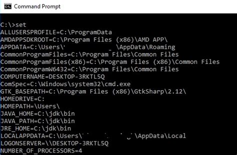 Windows Configurando Y Obteniendo Variables De Entorno De Windows Desde El S Mbolo Del Sistema