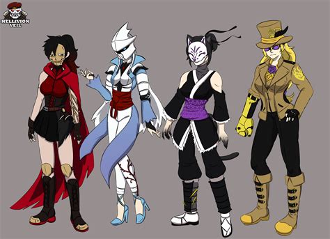 Team Rwby Ascension Au Updated By Nellveil On Deviantart