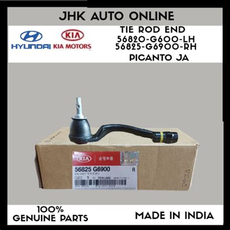 Kia Picanto Ja Tie Rod End Set 2pc Original 56820 G600056825 G6900