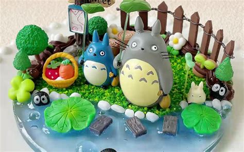 龙猫主题的奶油胶手机支架 小罐头手作 小罐头手作 哔哩哔哩视频
