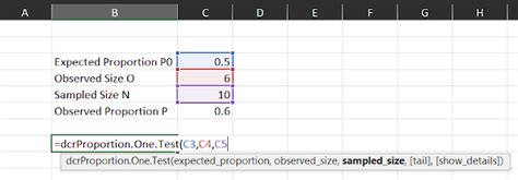 Creating One Proportion Test With Lambda