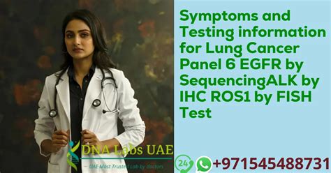 Symptoms And Testing Information For Lung Cancer Panel 6 Egfr By