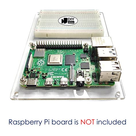 Diyables Base Plate Breadboard For Raspberry Pi Base Platform With