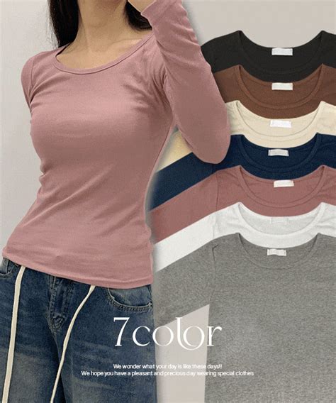 💕묶음할인당일출고💕 내가 찾던 기본티부드러운 무지 라운드 긴팔티셔츠 커버업 긴팔티 에이블리