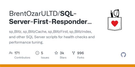 Releases · Brentozarultdsql Server First Responder Kit · Github