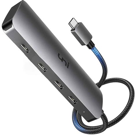 Usb C To 4 Usb C ハブ 10gbps、4 ポート、100w Pd、耐久性のある設計|uni® Usb C To 4 Usb C ハブ 10gbps、4 ポート、100w Pd、耐久性のある設計|uni®