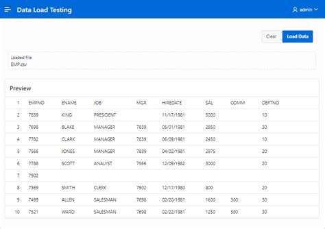 Creating Applications With Data Loading Capability