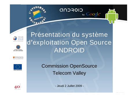 Pdf Présentation Du Système Dexploitation Open Source Android€¦ · Notre Crédo Lopen Source
