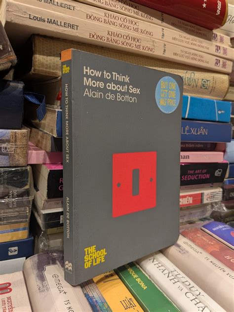 How To Think More About Sex Alain De Botton Momo Bookstore