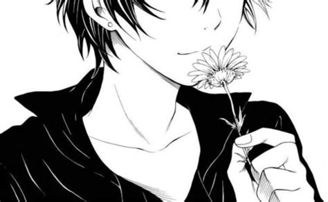 Черно белые авы аниме мальчики фото и картинки Abrakadabra Fun