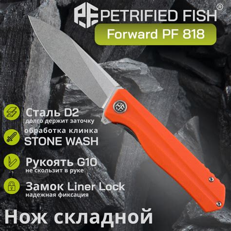 Нож складной Petrified Fish Forward PF818OW купить на OZON по низкой ...