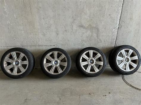 Bmw E46 17 Zoll Original Räder Mit Guten Reifen Kaufen Auf Ricardo