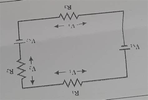 Solved Find V1 V2 V3 And Kvl Vs1 5v Vs2 4v R1 10k