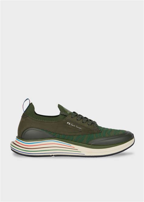 Mens Dark Green Volt Trainers
