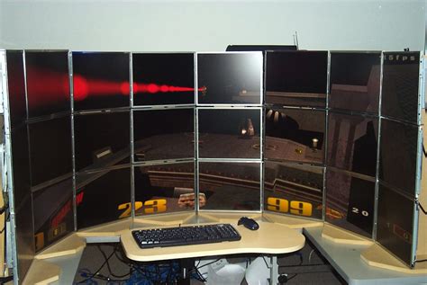 A 50 Monitor Setup Powered By A 25 Node Linux Cluster Tech Source
