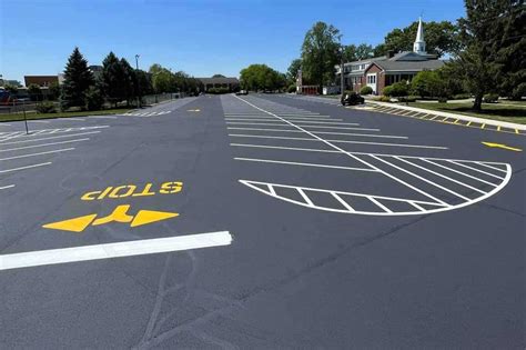 Parking Lot Striping And Sealcoating Boost Traffic Flow And Safety