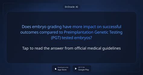 Does Embryo Grading Have More Impact On Successful Outcomes Compared To