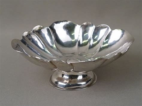 Конфетница серебро по реактиву общий вес 160 2г длина 17см — Антикварная лавка в Калашном